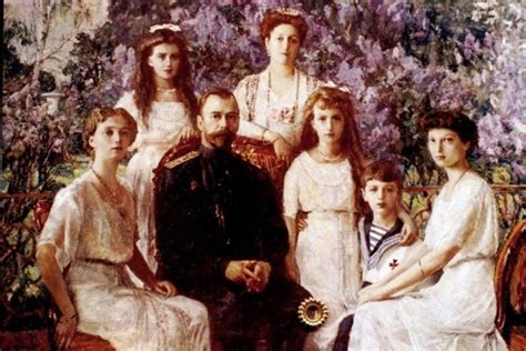 Николай Ii и его семья жена Александра Федоровна дети Григорий Распутин и расстрел царской