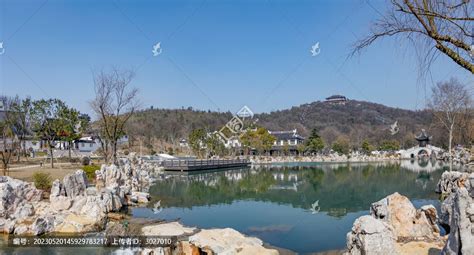 善卷洞景区全景图 高山丘壑 自然风景 摄影素材 汇图网www huitu