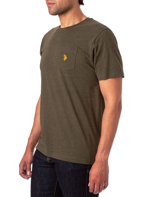 Us Polo Assn Mens Crew Neck Pocket T Shirt