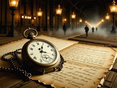 A Vintage Pocket Watch Rests Atop A Pile Of Yellowed Letters And