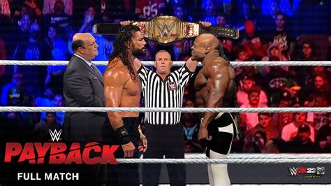 Roman Reigns Vs Kai Greene WWE Payback Undisputed WWE Universal Title Match YouTube