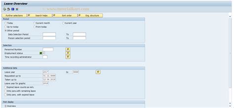 S AHR 61016299 SAP Tcode Leave Overview S AHR 61016299 SAP Tcode Leave Overview