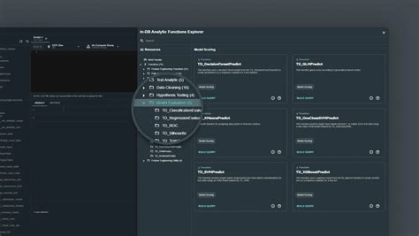 In Database Analytics Teradata