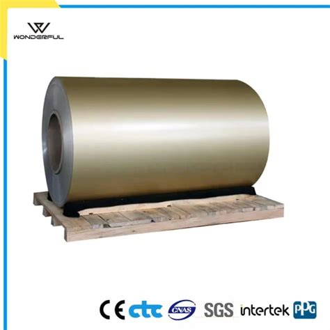 Coated Aluminum Coil For Roofingandcladding Roller Shutter Gutter Downspouts Household Application