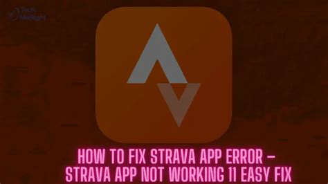 How To Fix Strava App Error Techmeright Blogs On Tech Trend