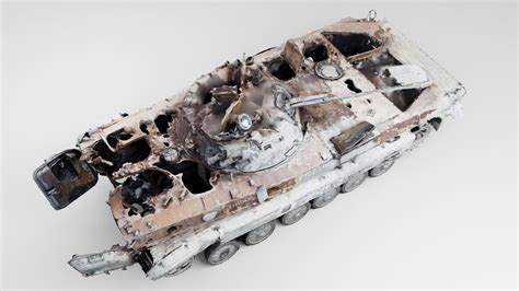 Russian Bmp 2 Ifv Destroyed By Ukrainian Army 3d Model Cgtrader