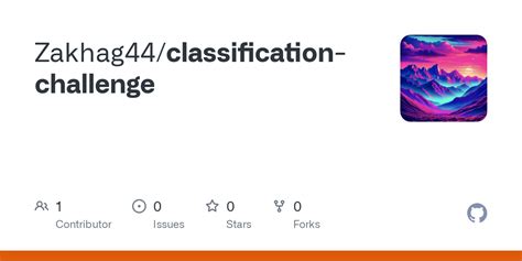 Github Zakhag44classification Challenge