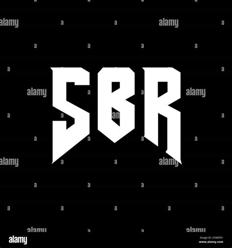 Sbr Letter Logo Design For Technology Company Sbr Logo Design Black