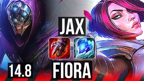 Jax Vs Fiora Top Rank 1 Jax 9 Solo Kills 500 Games Dominating