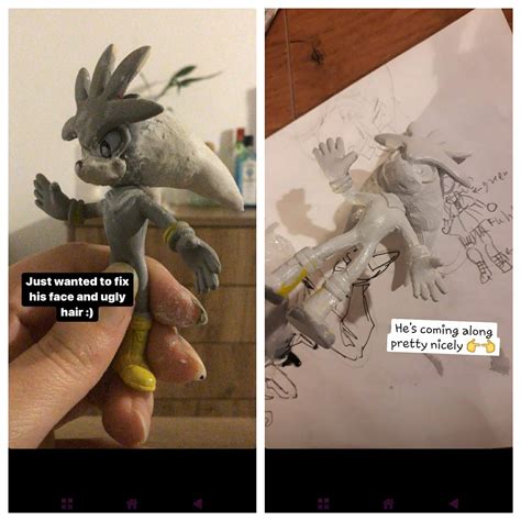 I Bought A Sonic Bootleg Thing And Made It Better D Silver Fanart By Me Rsonicthehedgehog