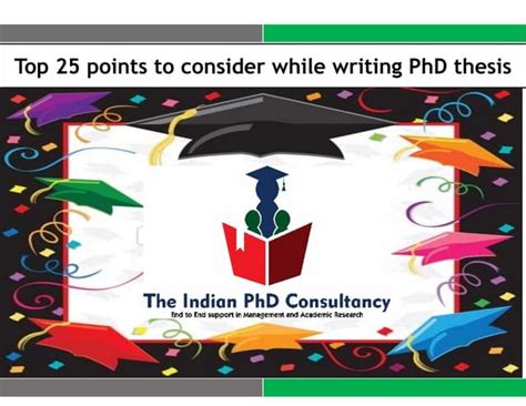 Top 25 Points To Consider While Writing Phd Thesis Pdf Postgraduate Education College