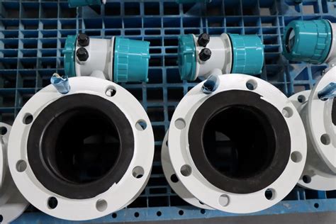 Electromagnetic Flow Sensor Hard Rubber Liner 4 20ma Output 6 Inch