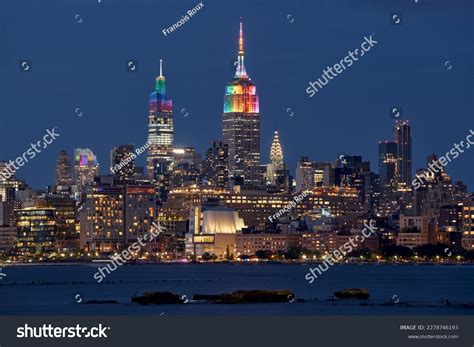 New York City Skyline At Night 2022