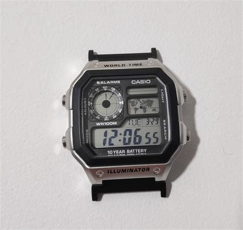 Casio Ae1200 Ae1300 Watch Strap Adaptor Lug 18mm To 22mm Metal Etsy