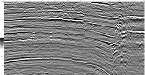 A 2d Stack Section Before Migration Download Scientific Diagram
