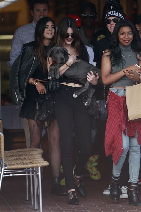 Kendall And Kylie Jenner Street Style At Fred Segal In Los Angeles
