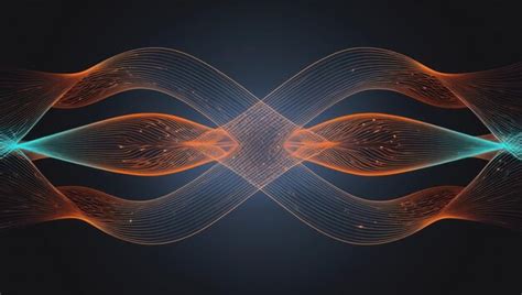 abstract light waves creating a vibrant and dynamic visual effect