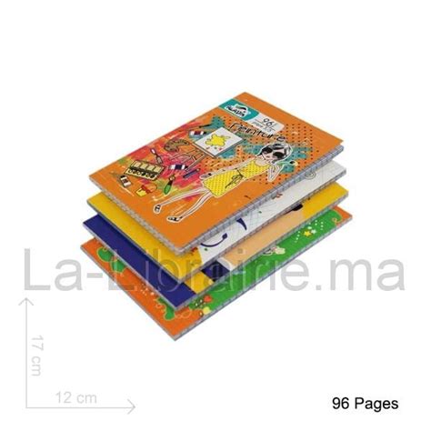 Carnet 96 Pages 12 X 17 Cm La Librairie Ma Fourniture Scolaire