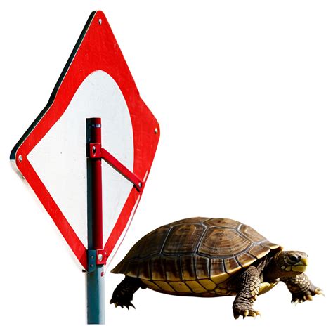 Download Turtle Crossing Road Sign Png Gef