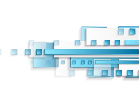 Blue And Grey Geometric Tech Abstract Background 35590970 Png