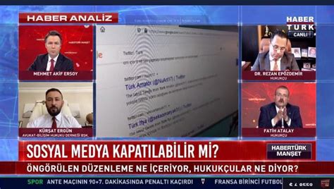 Habertürk canlı yayınında skandal Cinsel twitter hesapları ekrana yansıdı