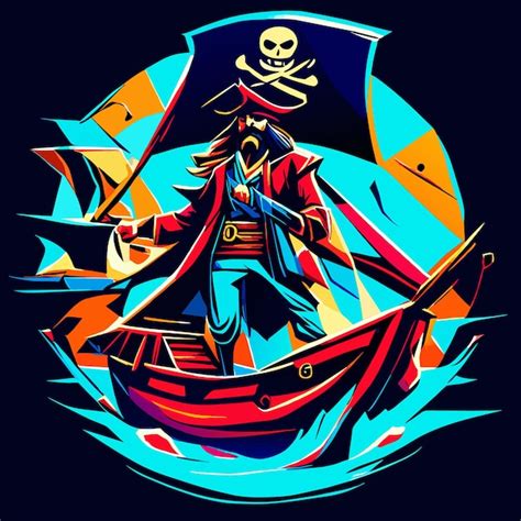Premium Vector Detailed Pirate Commander In Vector Format