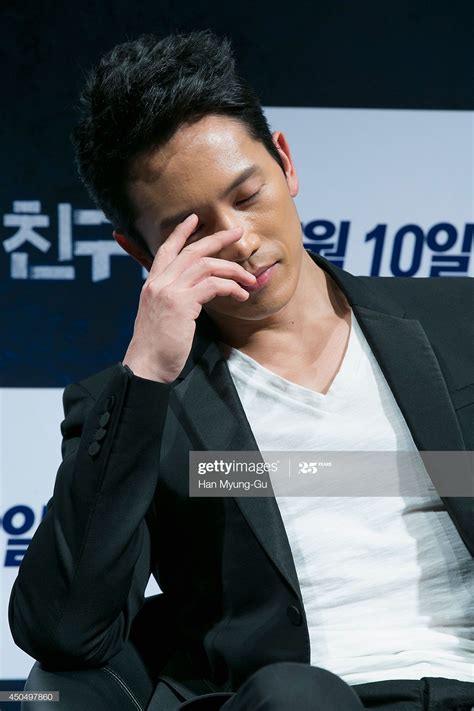 South Korean Actor Ji Sung Attends Good Friends Press Conference At