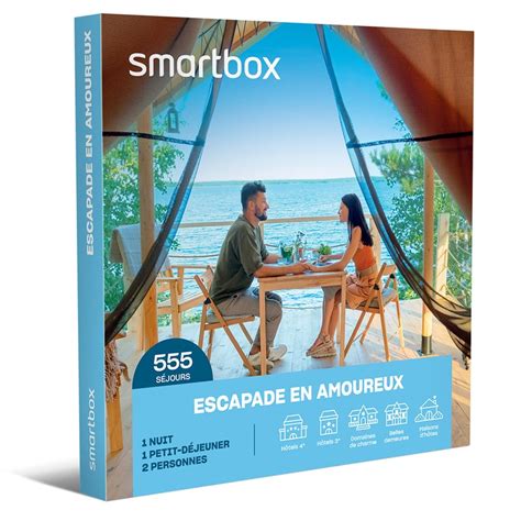 Coffret Cadeau Smartbox Escapade En Amoureux 2 Personnes Coffrets