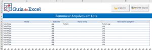 Renomear Arquivos VBA Excel Planilha Para Renomear Arquivos