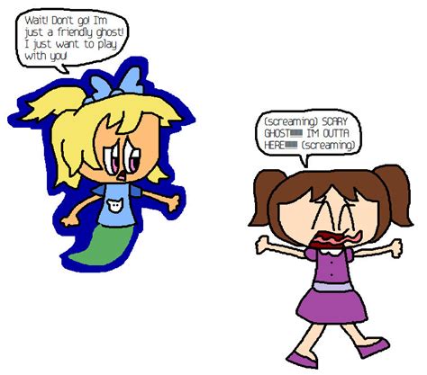 Running Away From Ghost Lyloo By Redpandagirl2k5 On Deviantart