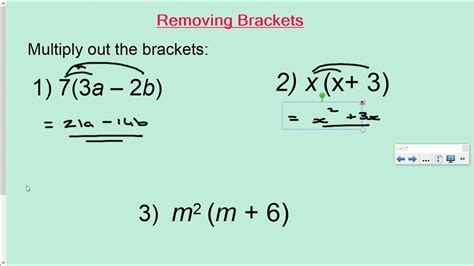 Multiplying Out Single Brackets And Simplifying Youtube