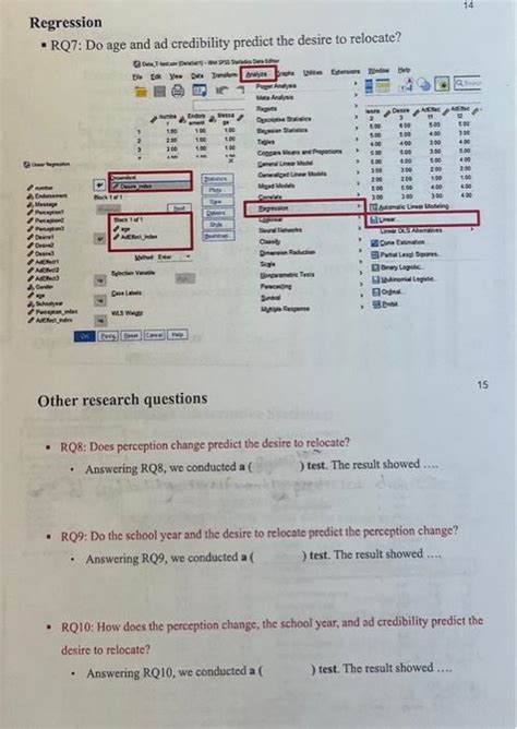 solved regression causal relationship among variables