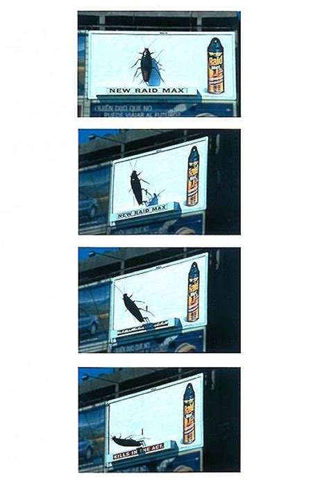 Raid Max Falling Cockroach Print Ad By Fcb Buenos Aires Adsspot