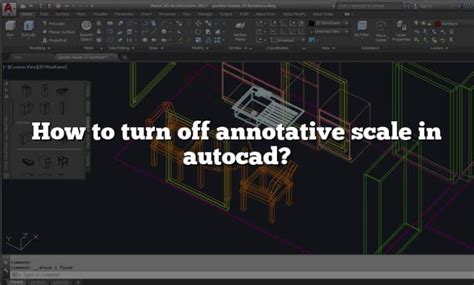 How To Turn Off Annotative Scale In Autocad