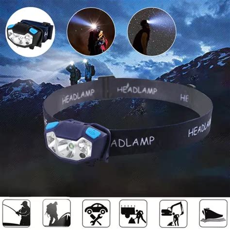 Linterna Frontal Led Recargable Usb 6r Para 3005 Cuotas Sin Interés