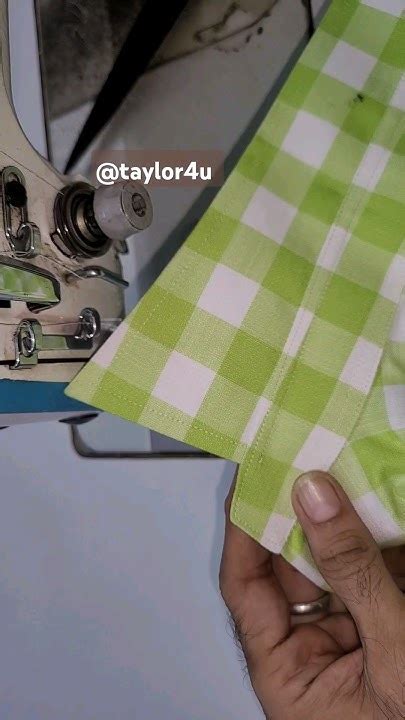 Perfectly Attach Collar In Shirt Easysewingtutorial Youtube