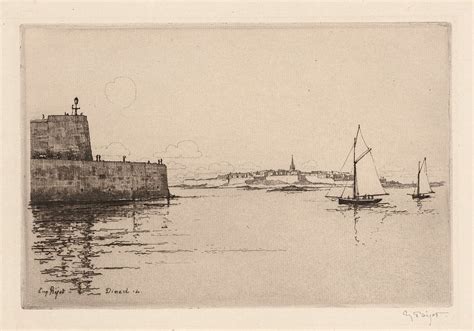 从迪纳尔（dinard）看的圣马洛（saint Malo）从迪纳尔（dinard）看的圣马洛，1914年。
