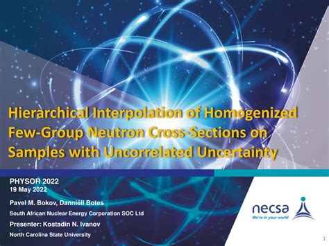 PDF Hierarchical Interpolation Of Homogenized Few Group Neutron Cross Sections On Samples With