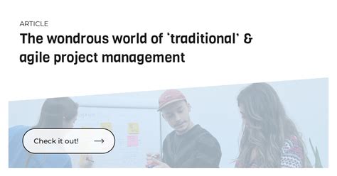 The Wondrous World Of Traditional Agile Project Management Level Level