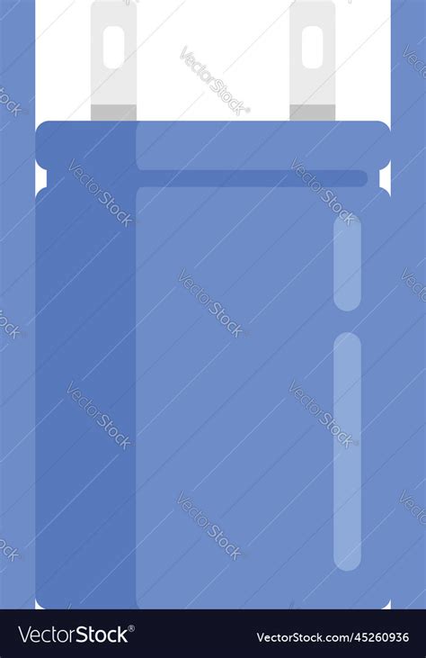 Semiconductor Capacitor Icon Flat Electric Vector Image