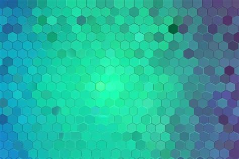 Premium Photo Hexagonal Color Background