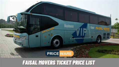Waraich Express Ticket Price List 2024 Bus Fares List