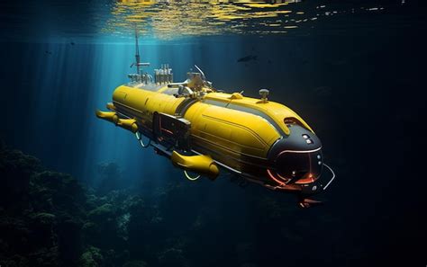 Premium Photo Autonomous Underwater Exploration Beneath The Waves
