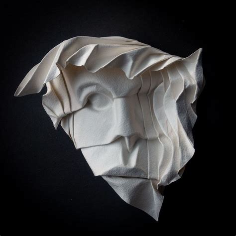 origami mask by steve de clercq