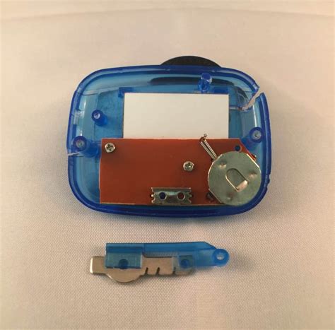Inside Of Pedometer Walking Off Pounds