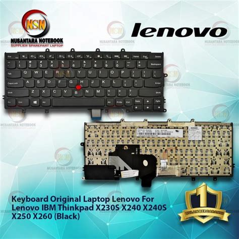 Jual Keyboard Lenovo IBM Thinkpad X230S X240 X240S X250 X260 Black Shopee Indonesia