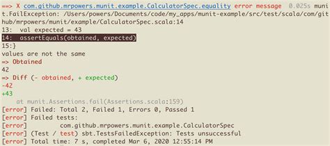 Testing Scala With MUnit MungingData