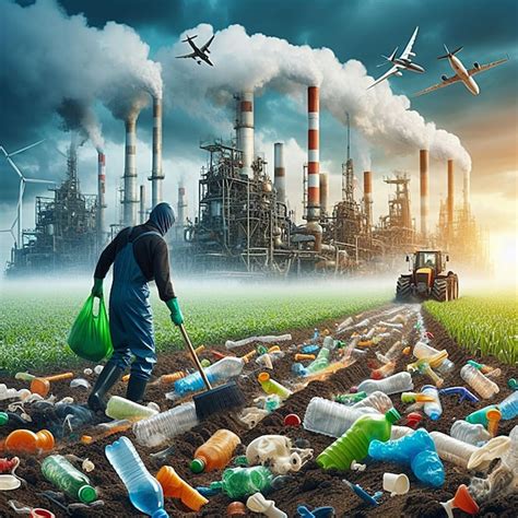 Contaminación Del Medio Ambiente Foto Premium