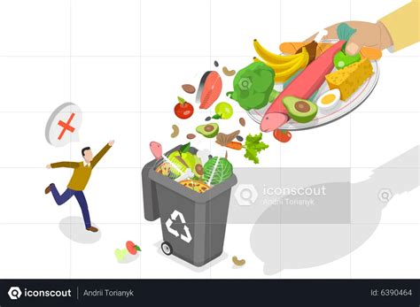 Reducing Food Waste Illustration Free Download Miscellaneous