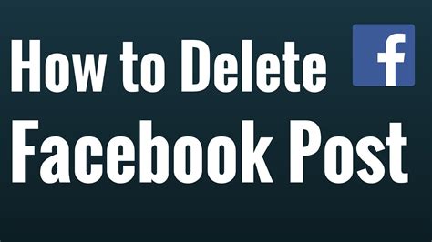 How To Delete Facebook Page Posts Videos And Photos All At Once YouTube